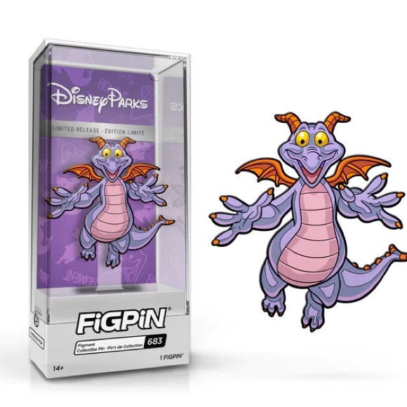 Disney | Jewelry | New Disney Parks 223 Figpin Figment 50th Anniversary ...